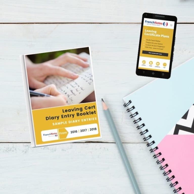 Diary Entry Booklet 6 - Leaving Cert French